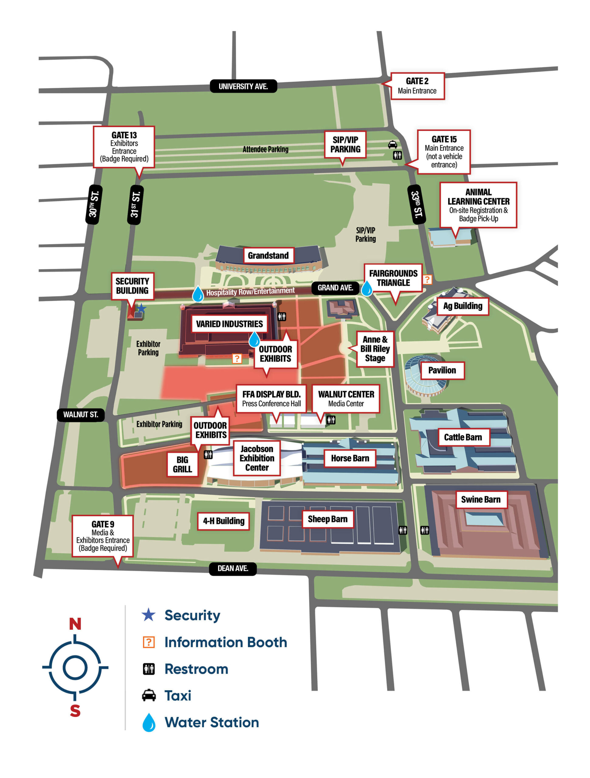 Iowa State Fairgrounds Full Map Susan Knapp Stage Iowa State Fair Map,